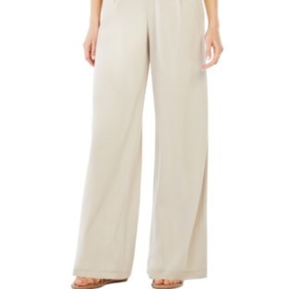 BCBGMaxAzria | Pants & Jumpsuits | Bcbg Cream Trousers Nwot | Poshmark